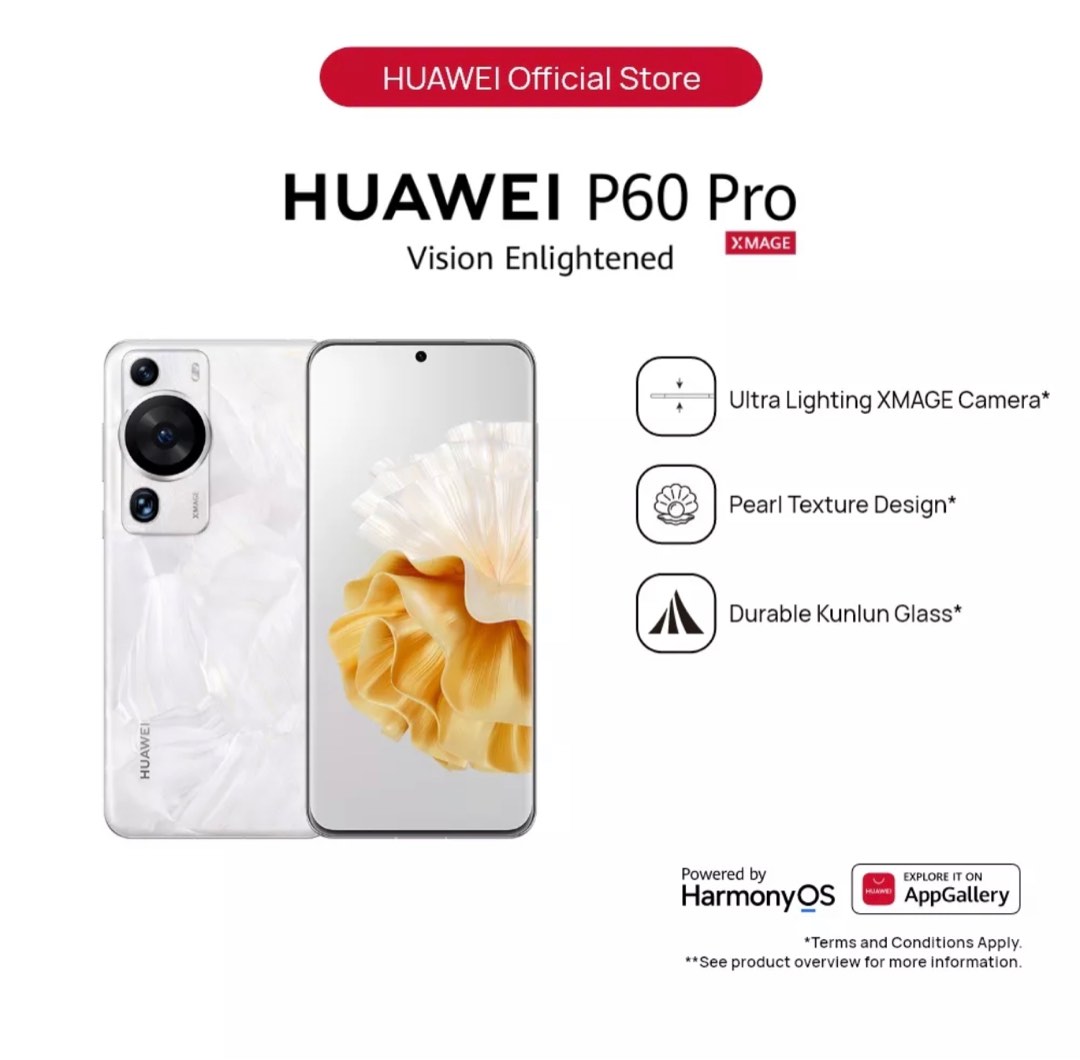 Huawei P60 Pro - Pearl White - brand new, Mobile Phones & Gadgets ...