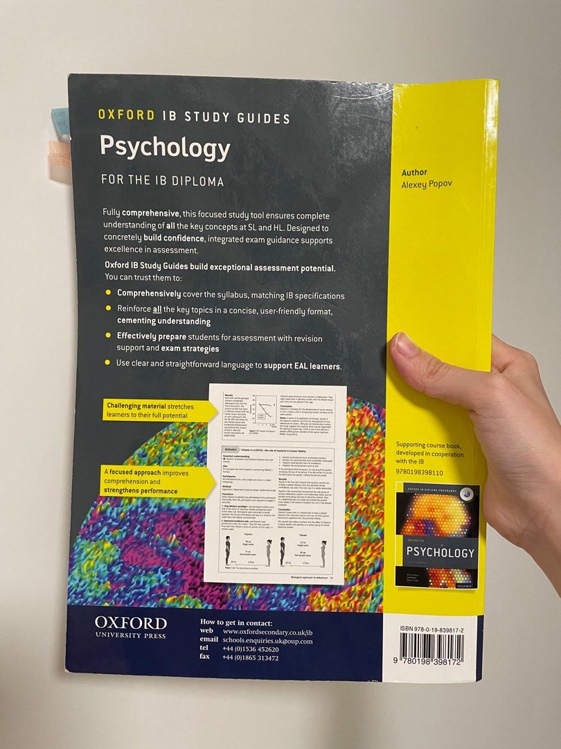 IB Psychology study textbook, 興趣及遊戲, 書本 & 文具, 教科書 - Carousell