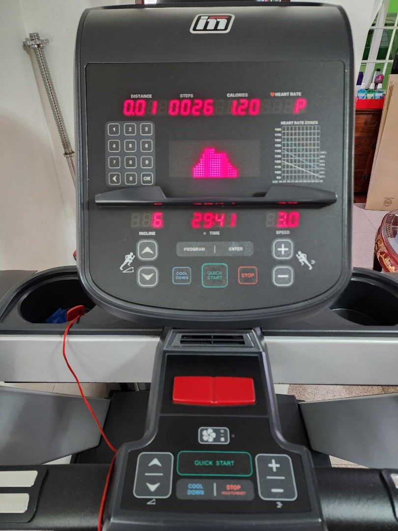 IMPULSE PRO RT500 Commercial Treadmill, Sports Equipment, Exercise & Fitness, Cardio & Fitness ...