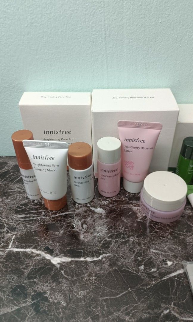 Innisfree Samples boxes + samples, Beauty & Personal Care, Face, Face ...