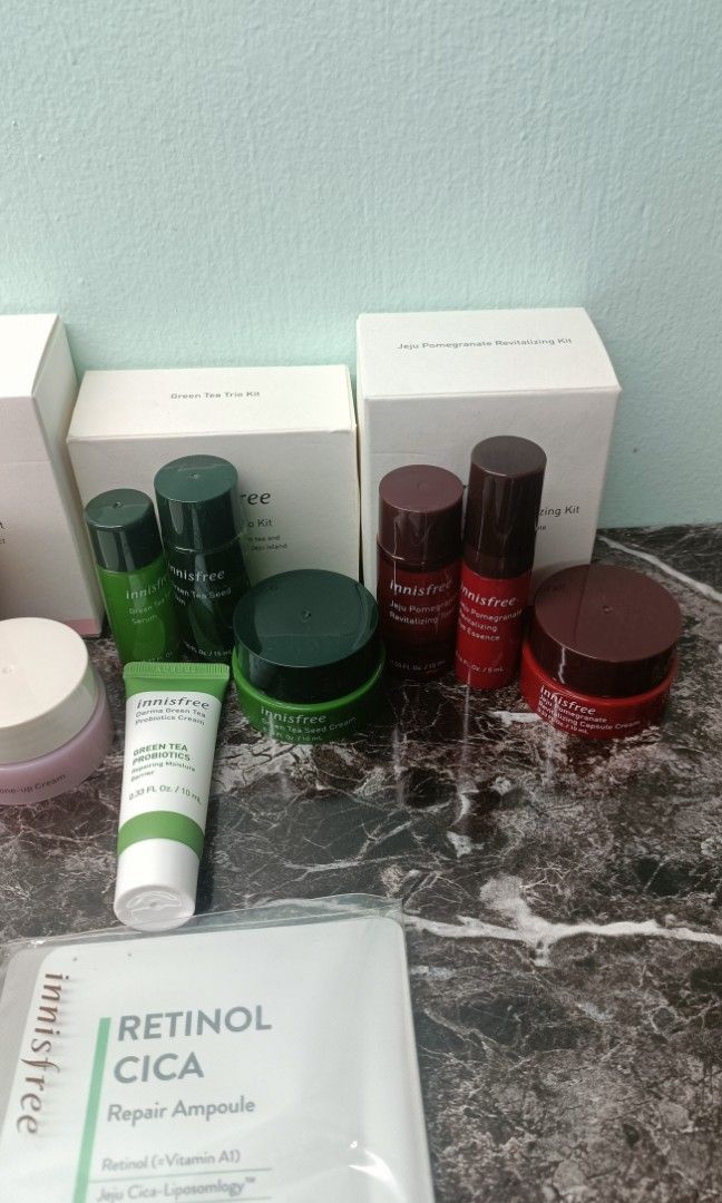 Innisfree Samples boxes + samples, Beauty & Personal Care, Face, Face ...
