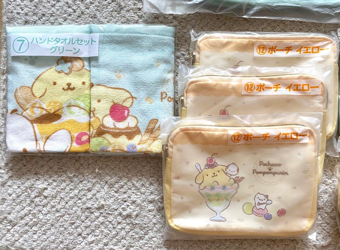 *Instock In SG* Pochacco and Pom Pom Purin - Parfait Kuji, Hobbies ...