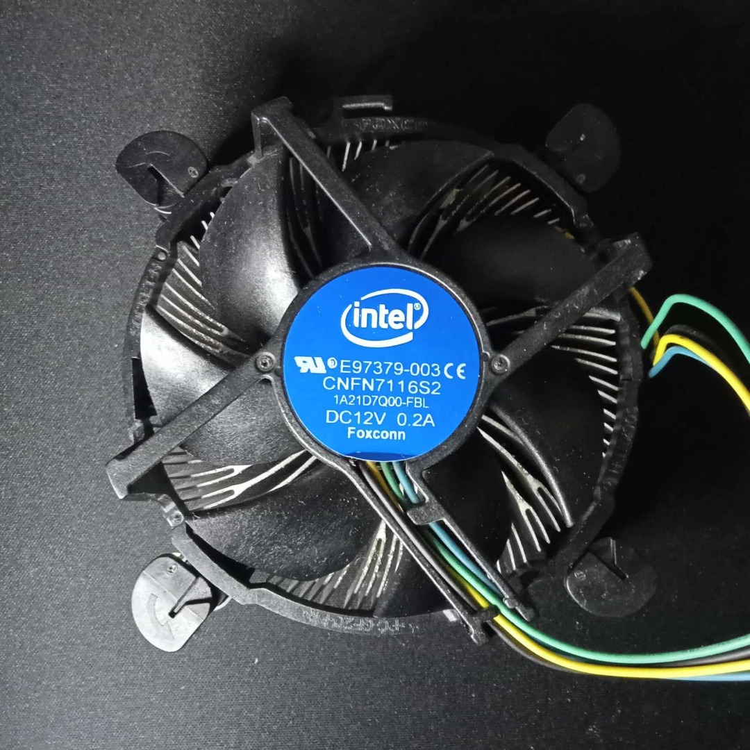 Intel Stock CPU Cooler PWM Aluminum from i5-7400 [E97379-003 ...