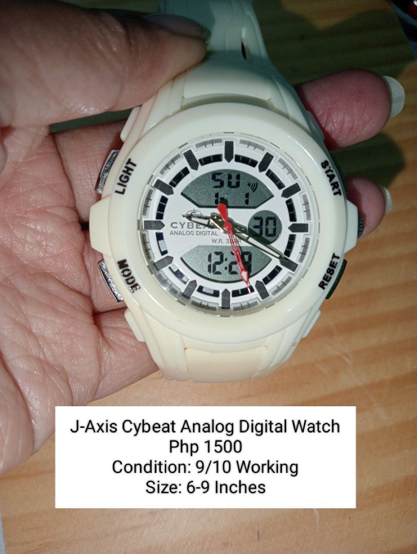 J-Axis Cybeat Digital Analog Watch on Carousell