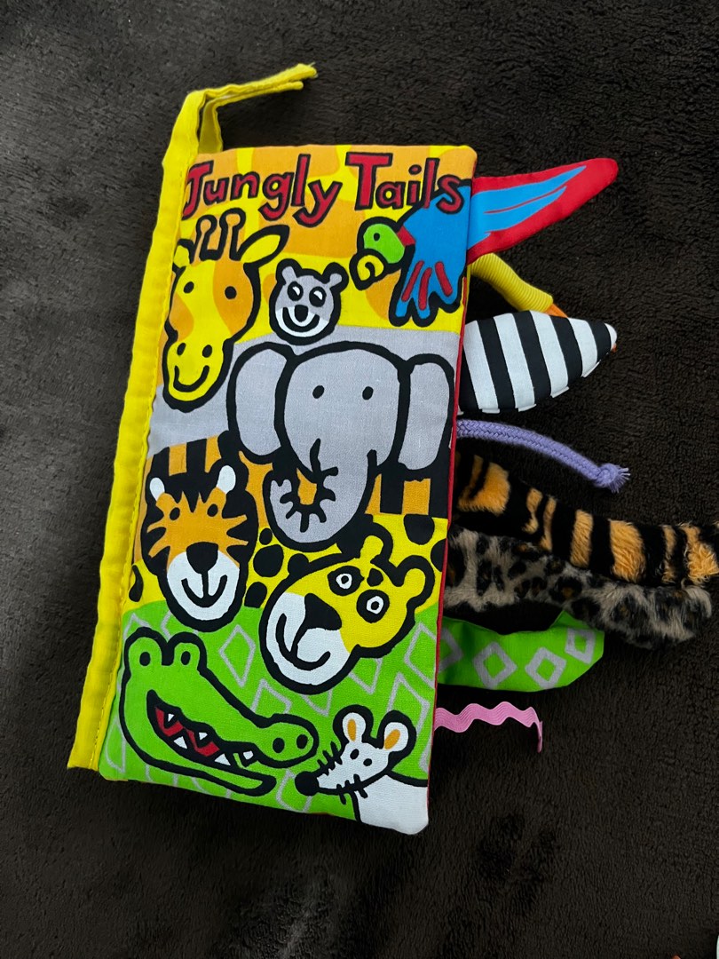 Jellycat Tails Book - Jungly Tails, Hobbies & Toys, Toys & Games on ...