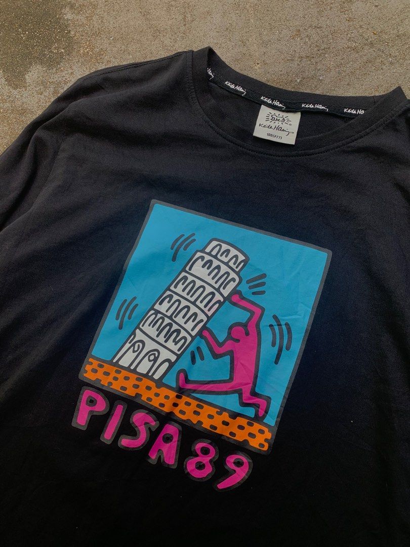 keith haring long slevee, Fesyen Pria, Pakaian , Atasan di Carousell