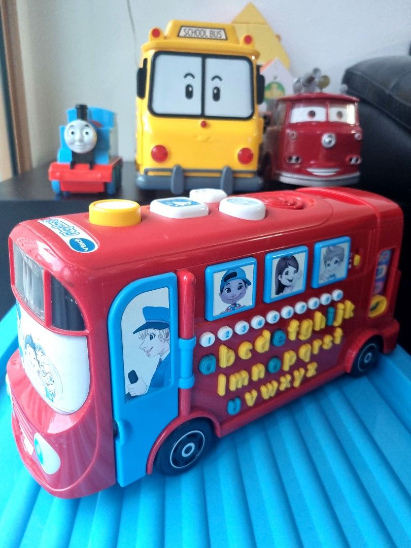 Kids bus toys thomas & train robocar poli educational toy, Hobbies ...