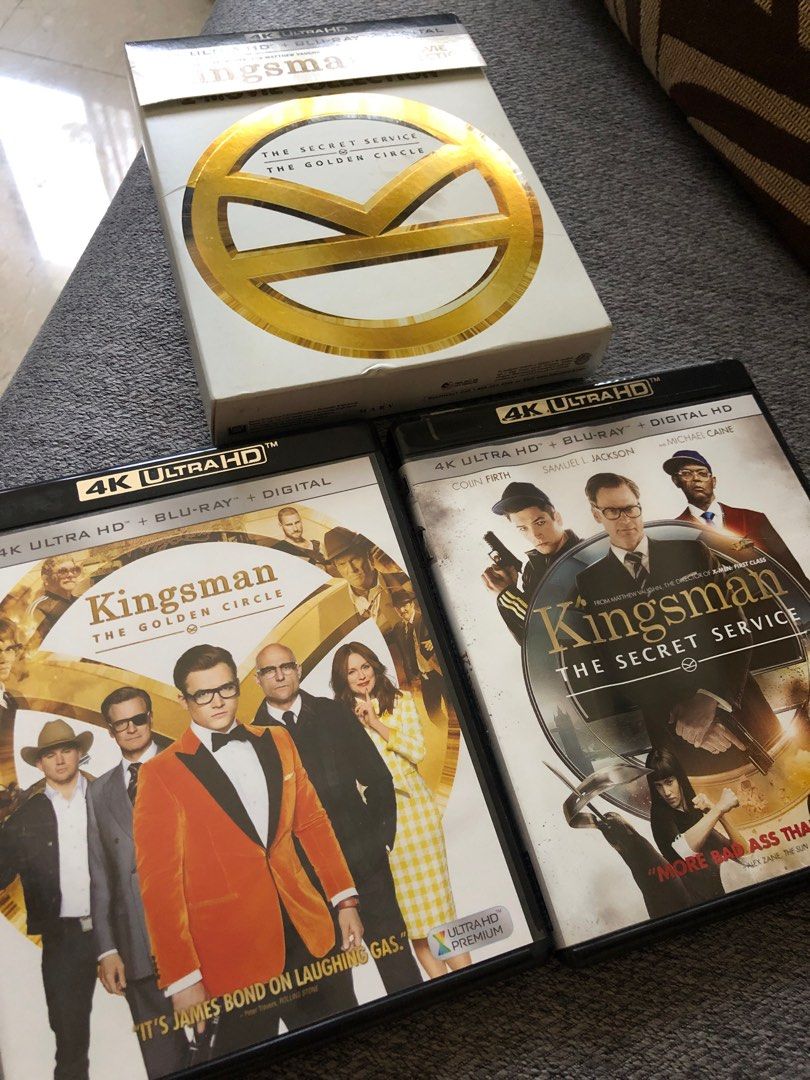 KINGSMAN 2 MOVIE COLLECTION 4K UHD BLU RAY, Hobbies & Toys, Music ...
