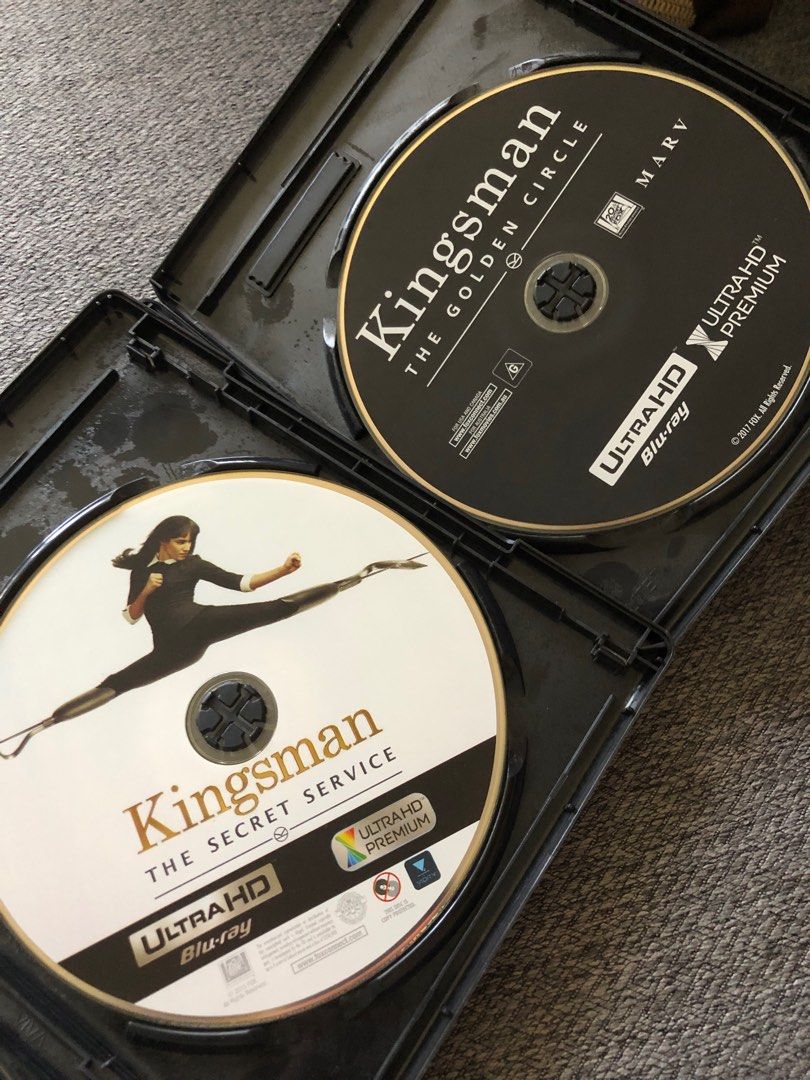 KINGSMAN 2 MOVIE COLLECTION 4K UHD BLU RAY, Hobbies & Toys, Music ...