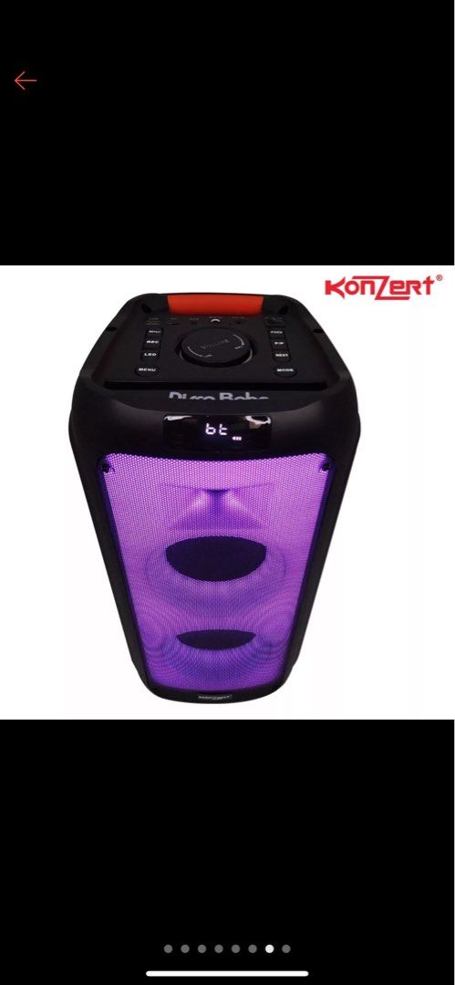Konzert Disco Robo 5 Portable Party Speaker on Carousell