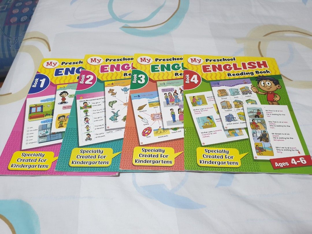 Learn to Read Books LEVEL 1-4 (w/ freebies), Hobbies & Toys, Books ...