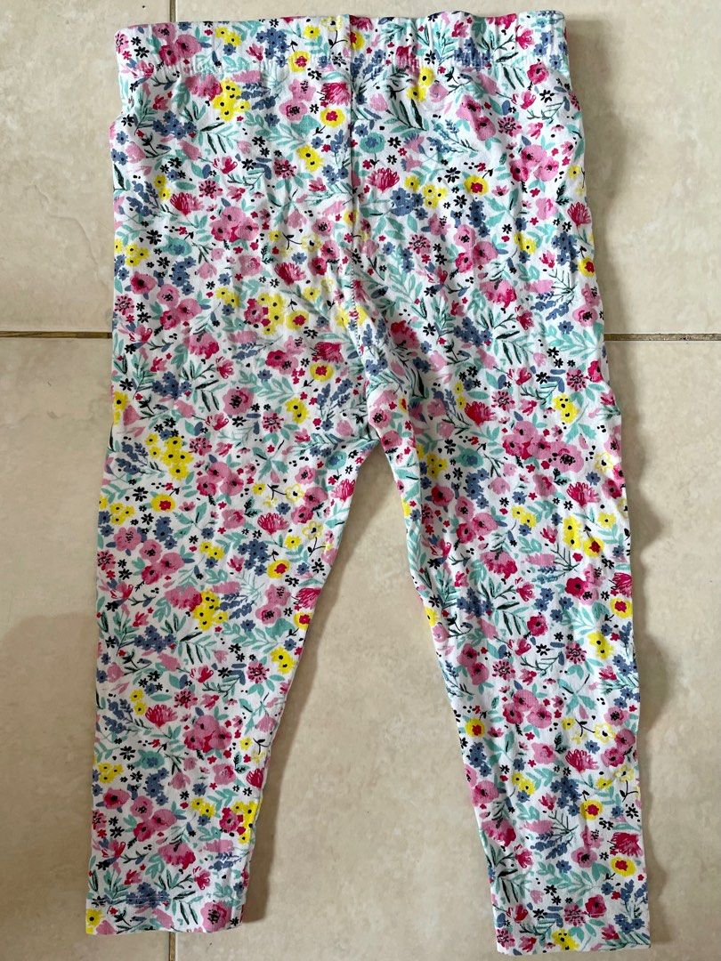 Legging anak floral bunga, Bayi & Anak, Baju Anak Perempuan, 1 hingga 3 ...