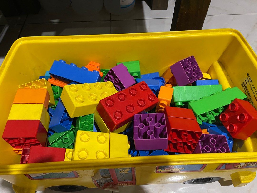 Lego Bus with Quatro Blocks on Carousell