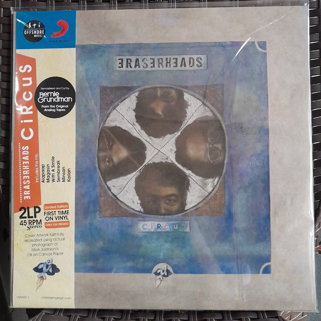 LF: Eraserheads - Circus vinyl lp opm, Hobbies & Toys, Music & Media ...