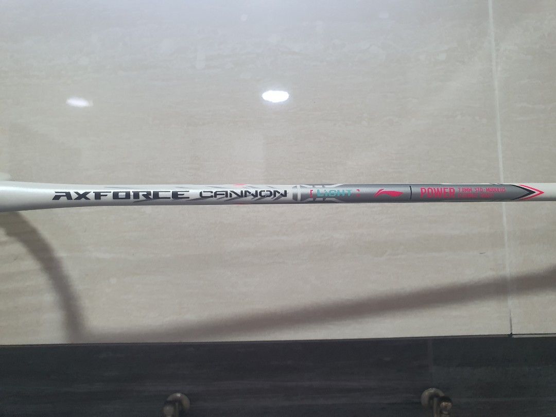 Li Ning AxForce Canon light Badminton Racket, Sports Equipment, Sports ...