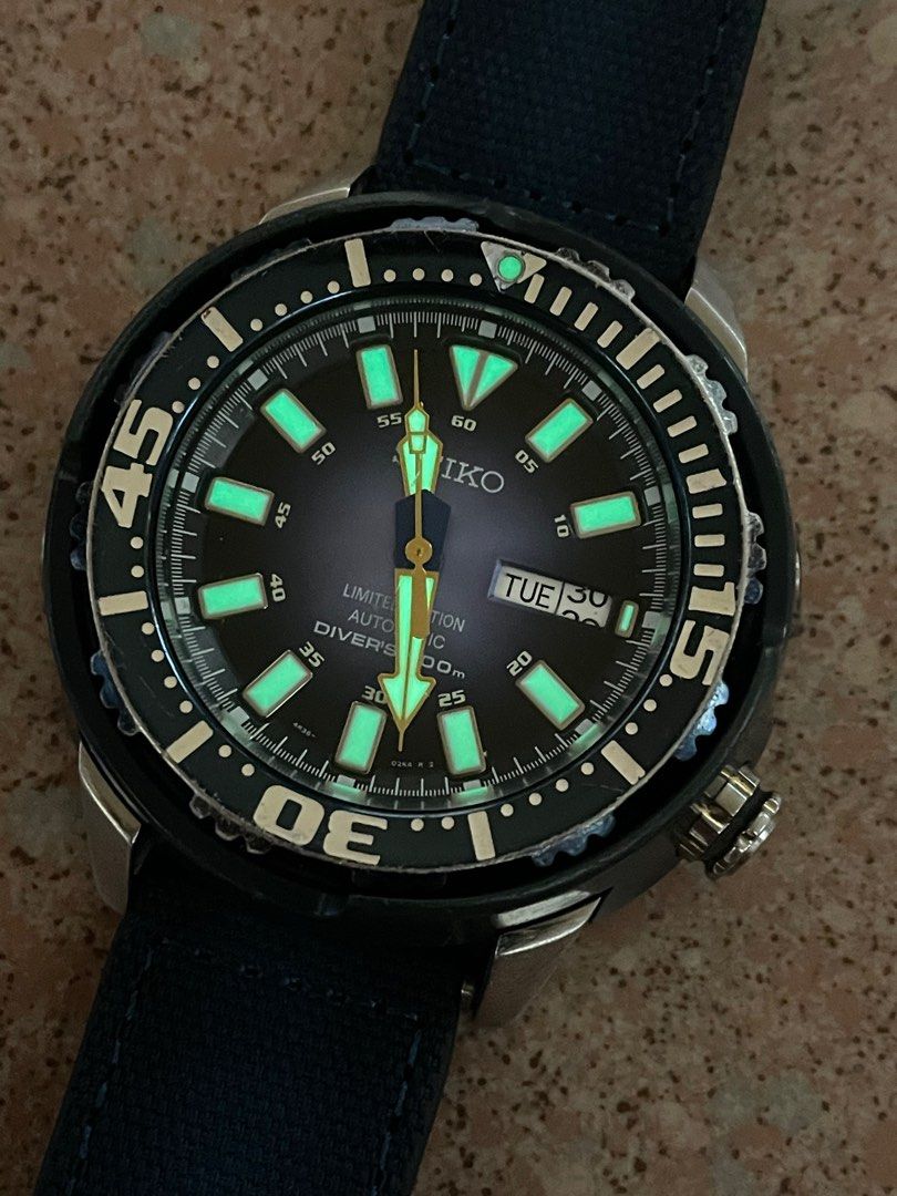 Limited Edition Seiko Blue Tuna, Luxury, Watches on Carousell