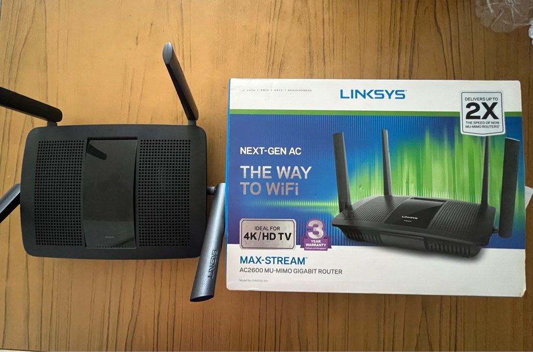 Linksys AC2600 Gigabit Router, Computers & Tech, Office & Business ...