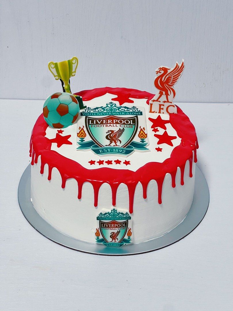 Liverpool Cake, Food & Drinks, Homemade Bakes on Carousell