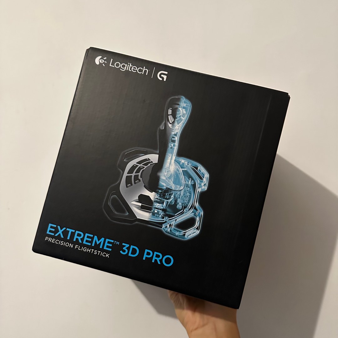 Logitech Extreme 3D Pro Joystick, 電子遊戲, 遊戲機配件, 手掣 - Carousell
