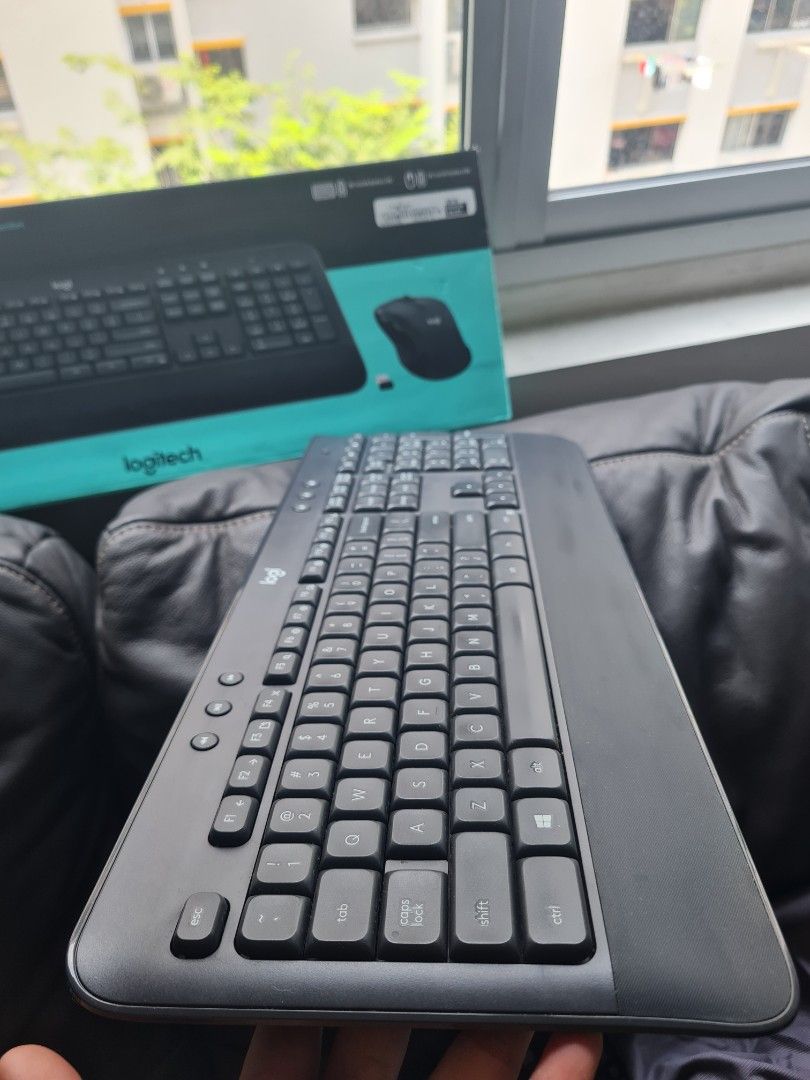 Logitech MKT45 Advanced Keyboard & Mouse Set, Computers & Tech, Parts ...