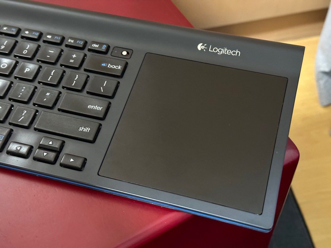 Logitech wireless keyboard + touchpad, Computers & Tech, Parts ...