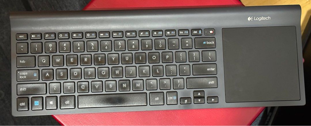 Logitech wireless keyboard + touchpad, Computers & Tech, Parts ...