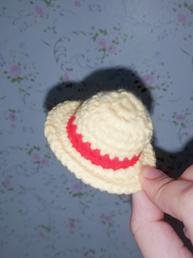 Luffy Straw Hat Crochet, Hobbies & Toys, Memorabilia & Collectibles ... Luffy Straw Hat Crochet, Hobbies & Toys, Memorabilia & Collectibles ...