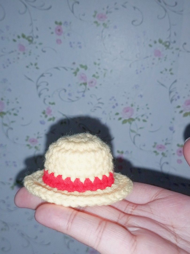 Luffy Straw Hat Crochet, Hobbies & Toys, Memorabilia & Collectibles ... Luffy Straw Hat Crochet, Hobbies & Toys, Memorabilia & Collectibles ...