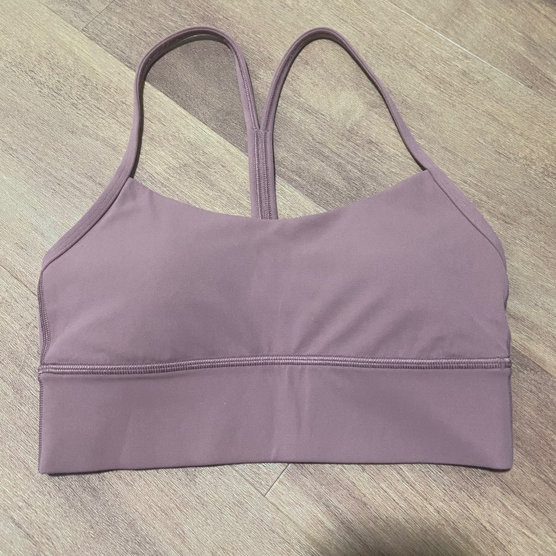 Lululemon Flow Y Longline Bra size 4 Spiced Chai, Women's Fashion ...