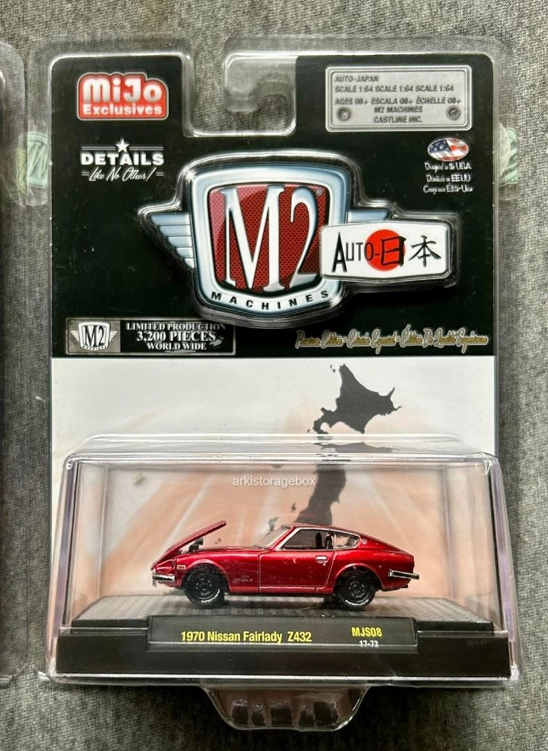 M2 Machines Auto Japan 1970 Nissan Fairlady Z432 Mijo Exclusive Hot ...