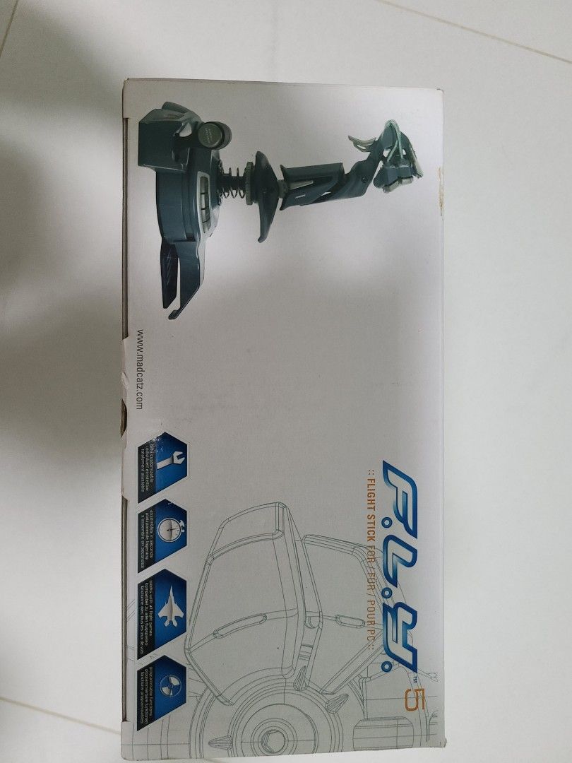 Mad Catz f.l.y. 5 flight stick (joystick) controller for flight ...