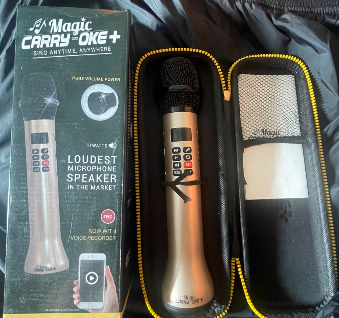 Magic Carry Oke +, Audio, Microphones on Carousell