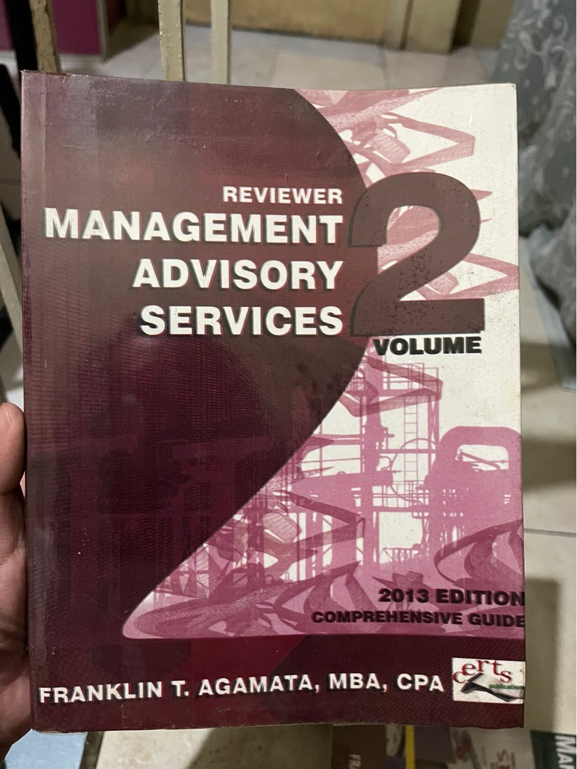 Management Advisory Vol 2- Agamata, Hobbies & Toys, Books & Magazines ...