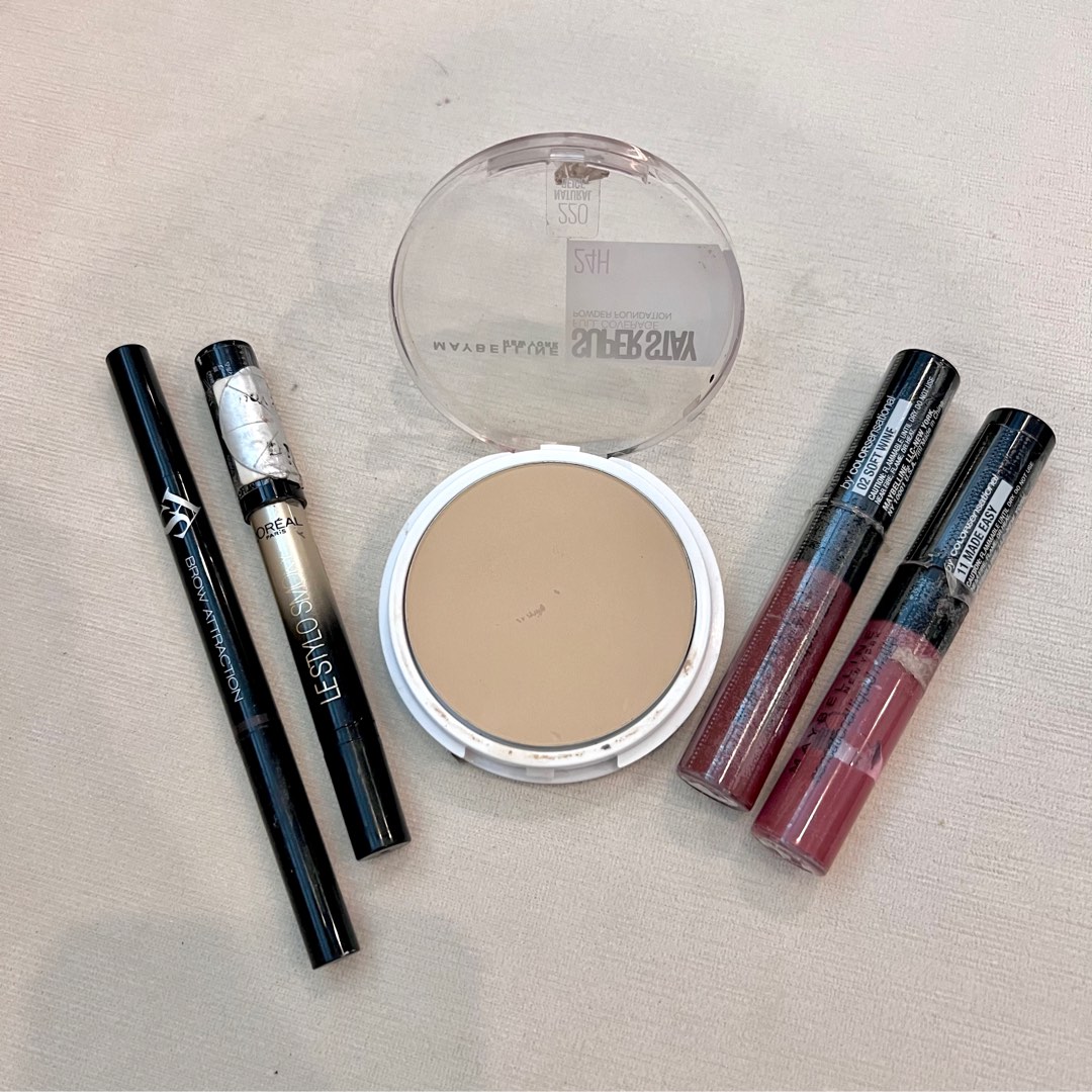 Maybelline Make Up Bundle - Super Stay Full Coverage Powder Foundation ...