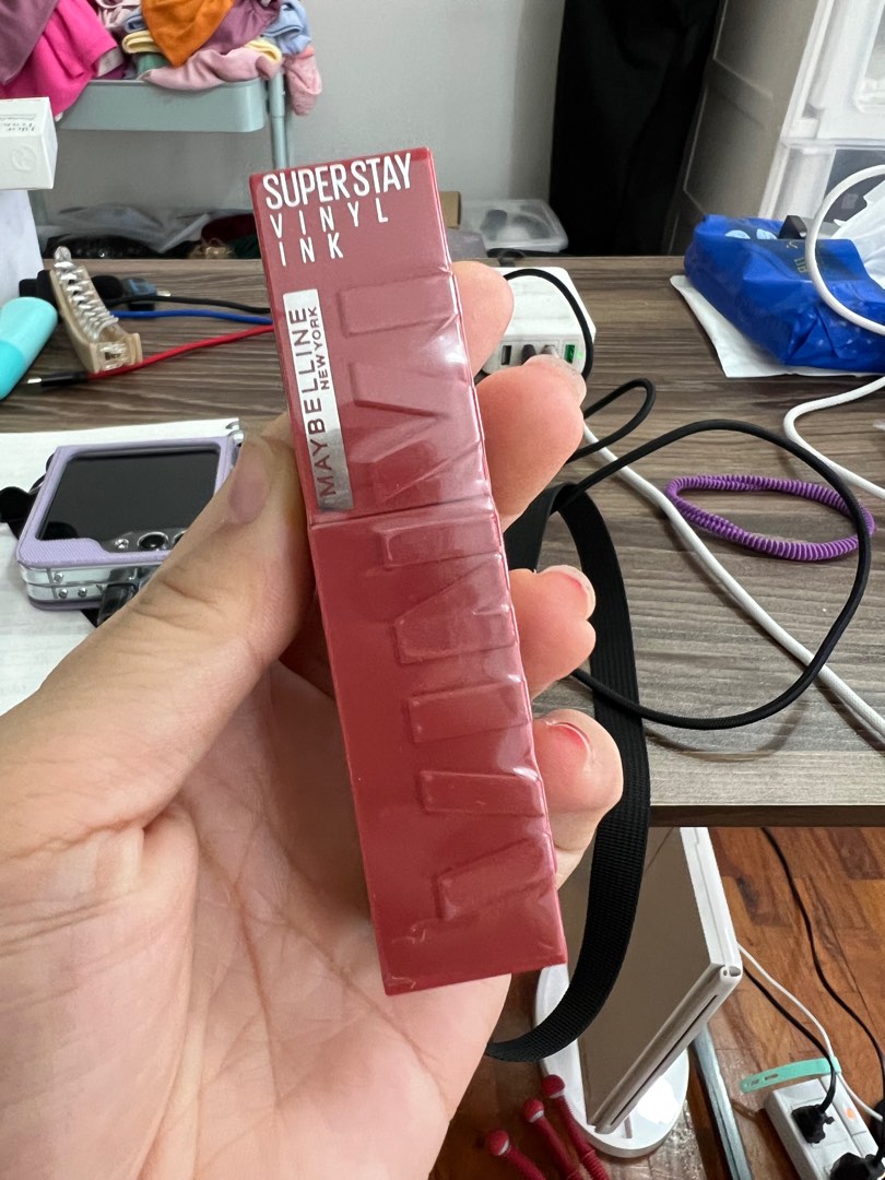 Maybelline Super Vinyl Ink Lipstick in 62 Irresistible on Carousell