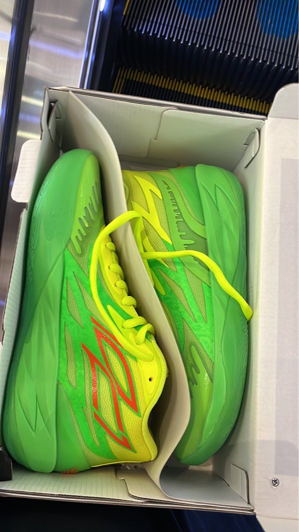 mb 2 puma slime, Men's Fashion, Footwear, Sneakers on Carousell