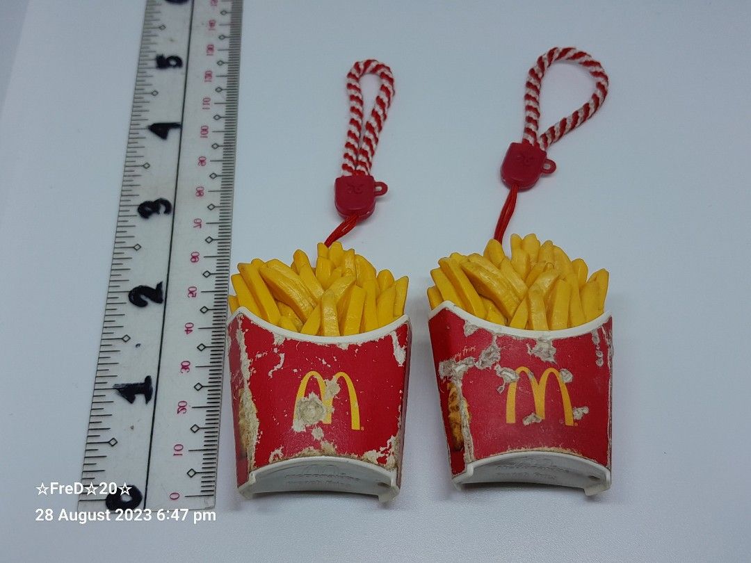 McDonalds French Fries Keychain Set, Hobbies & Toys, Stationary & Craft ...