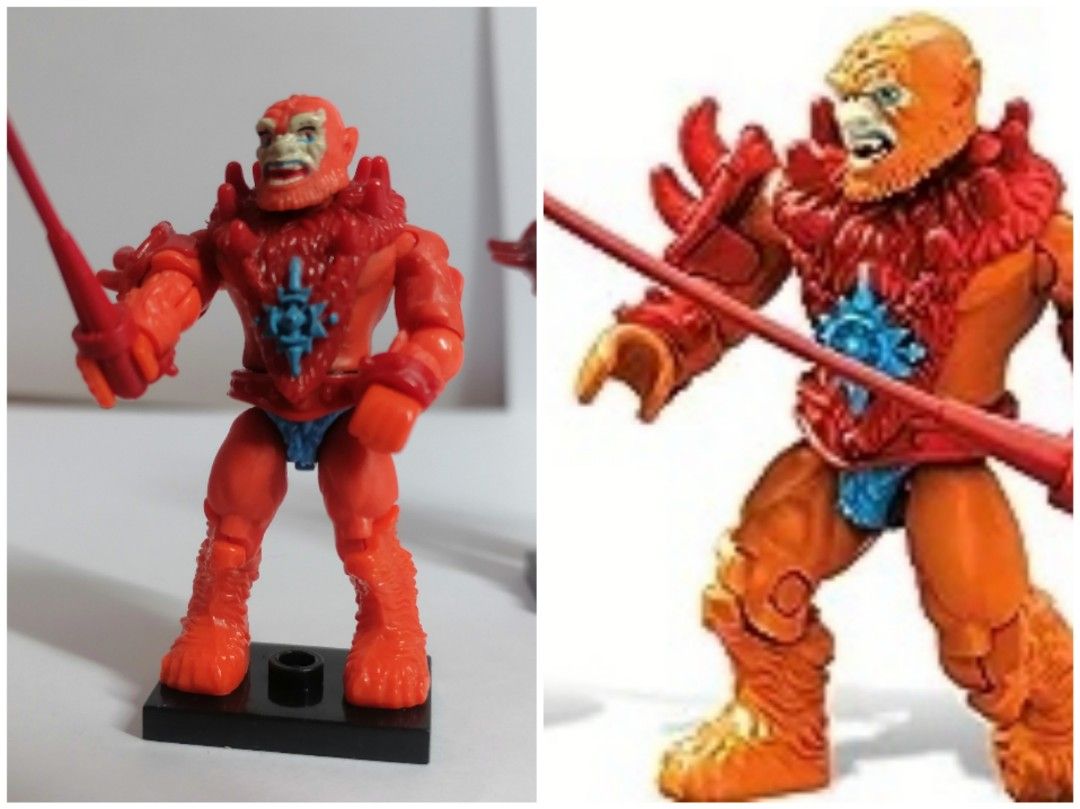 Mega Construx 2020 Masters of the Universe Heroes: He-Man VS Beast Man ...