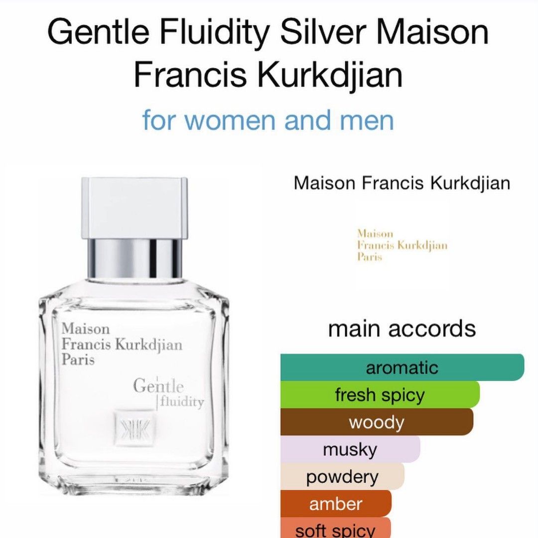 MFK GENTLE FLUIDITY SILVER EDITION PERFUME, Beauty & Personal Care, Fragrance & Deodorants on ...