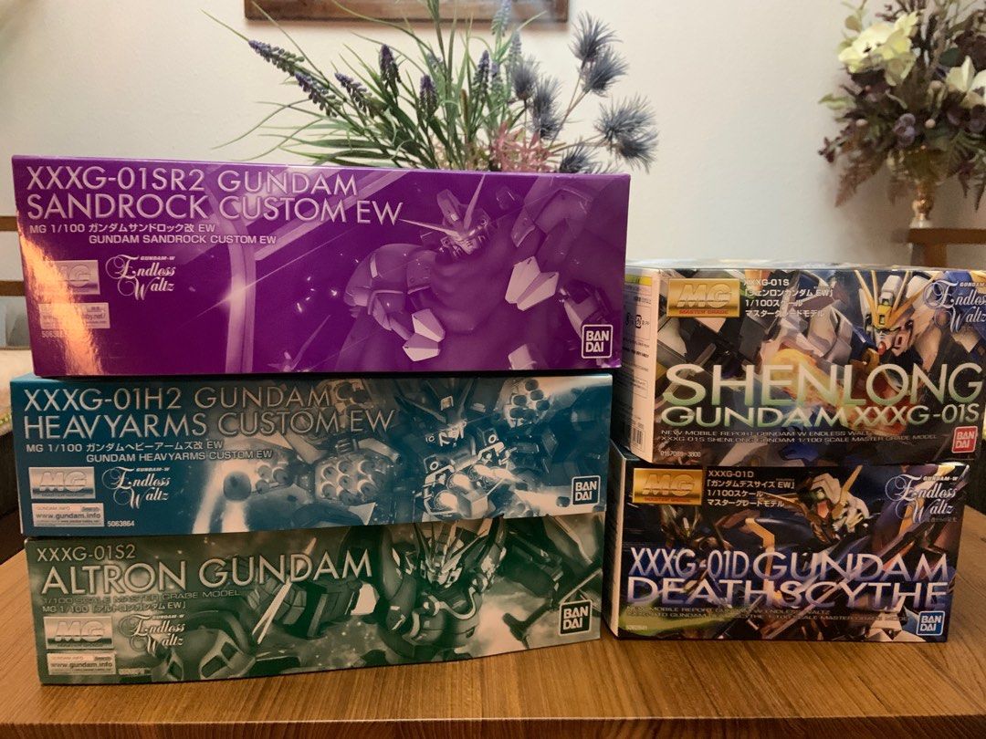 MG Gundam Altron, Heavyarms, Sandrock custom, deathscythe wing kits ...