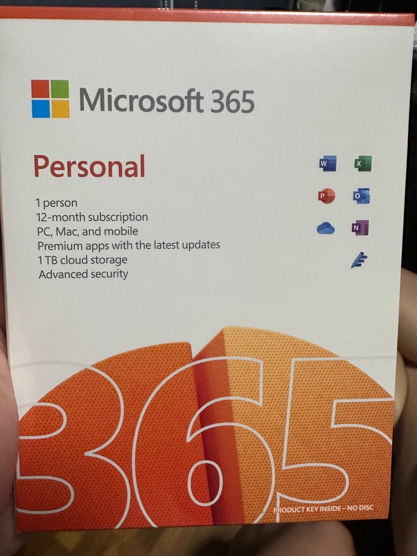 Microsoft 365 Personal 1 Year, Computers & Tech, Office & Business ...