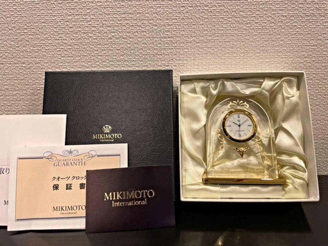 Mikimoto akoya pearl table clock, Luxury, Watches on Carousell