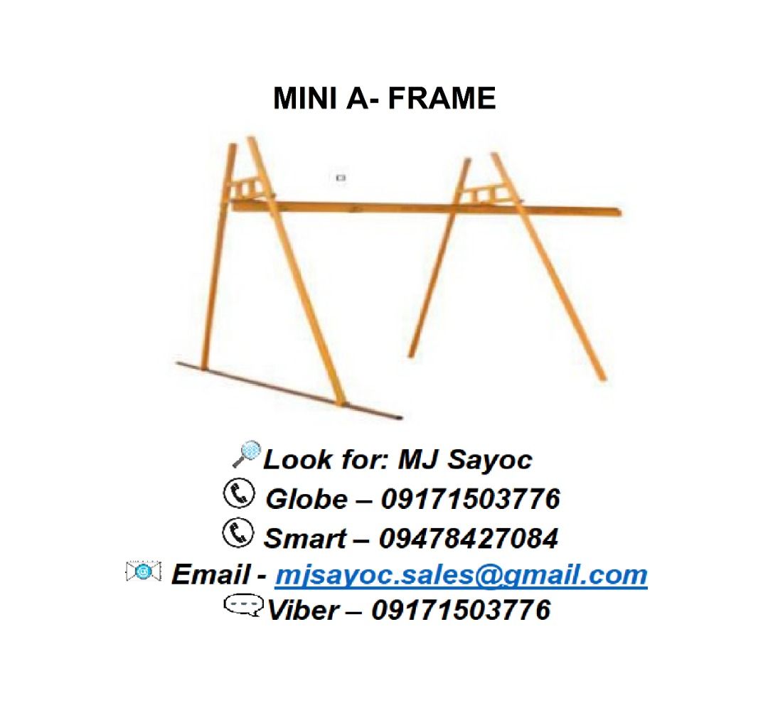 MINI A- FRAME, Commercial & Industrial, Construction Tools & Equipment ...