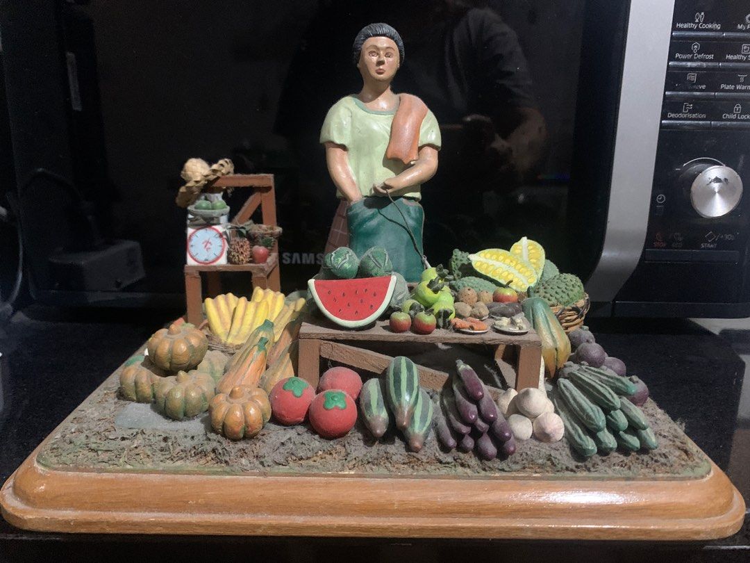 Miniature filipina tindera fruits & veggies stand on Carousell