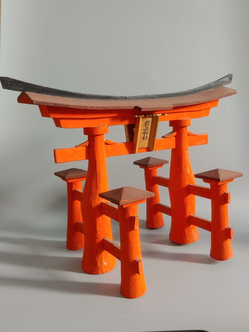Miniature replica of Miyajima Torii Gate in the sea, Hobbies & Toys ...
