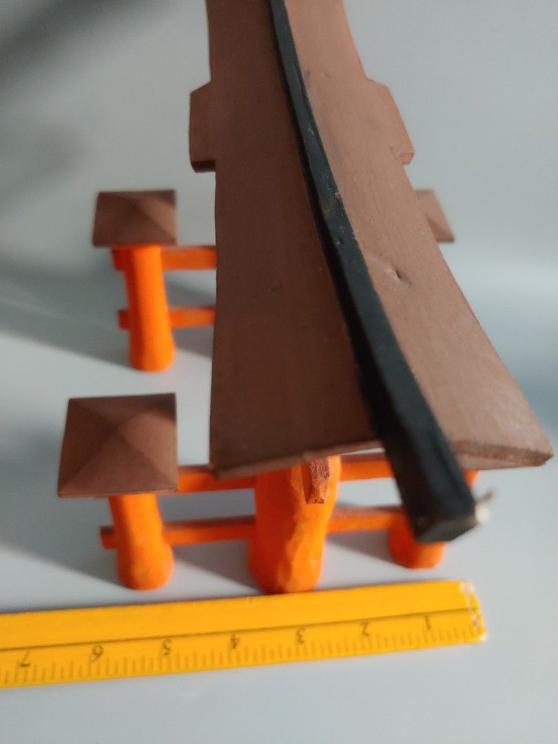 Miniature replica of Miyajima Torii Gate in the sea, Hobbies & Toys ...