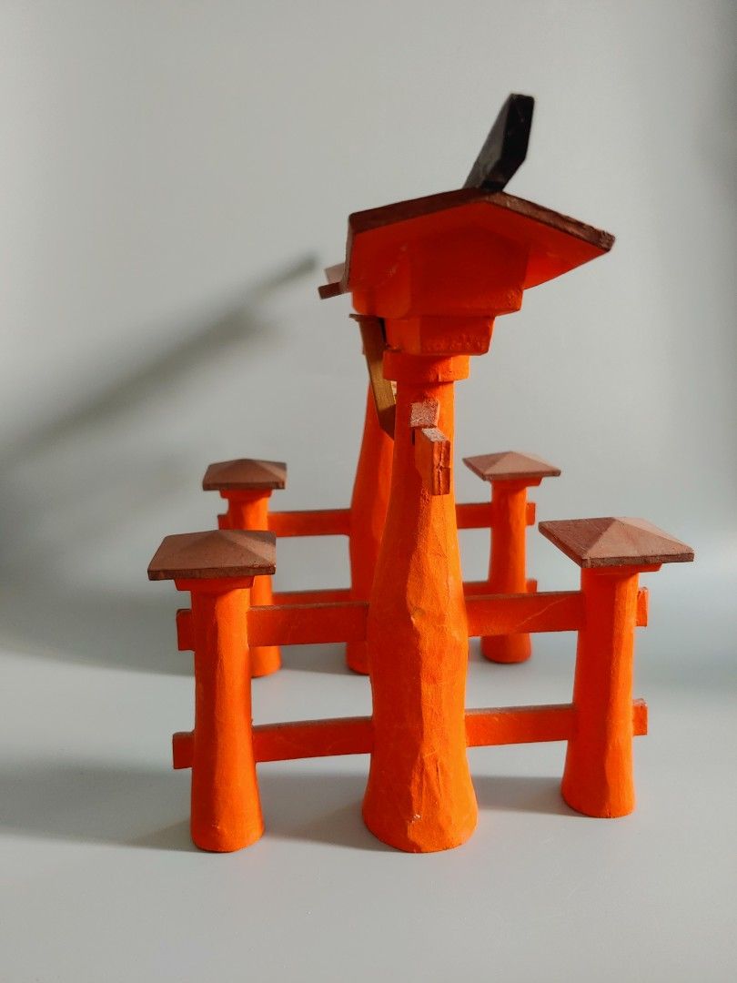 Miniature replica of Miyajima Torii Gate in the sea, Hobbies & Toys ...