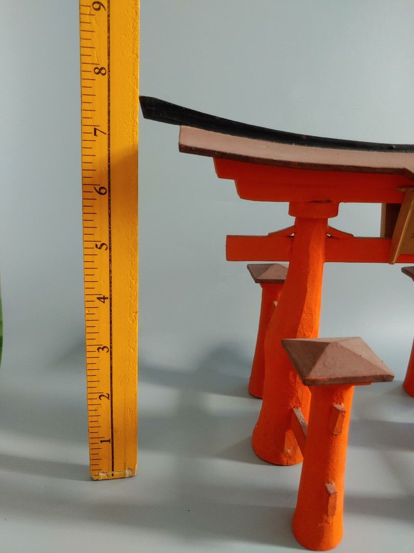 Miniature replica of Miyajima Torii Gate in the sea, Hobbies & Toys ...