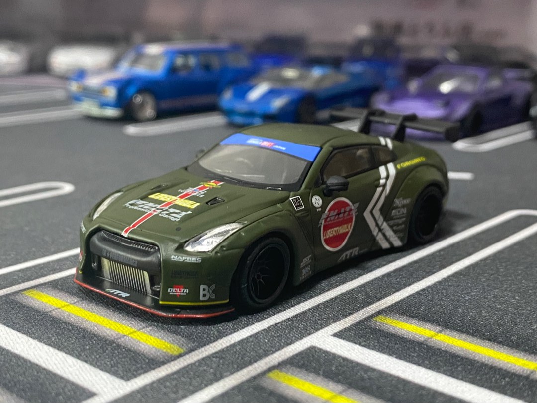 MiniGT LB-Works Nissan R35 Zero Fighter HK Exclusive Wing Ver. 1 ...