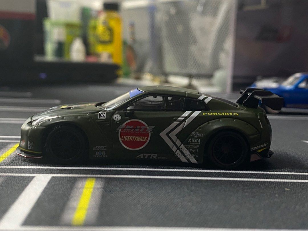 MiniGT LB-Works Nissan R35 Zero Fighter HK Exclusive Wing Ver. 1 ...